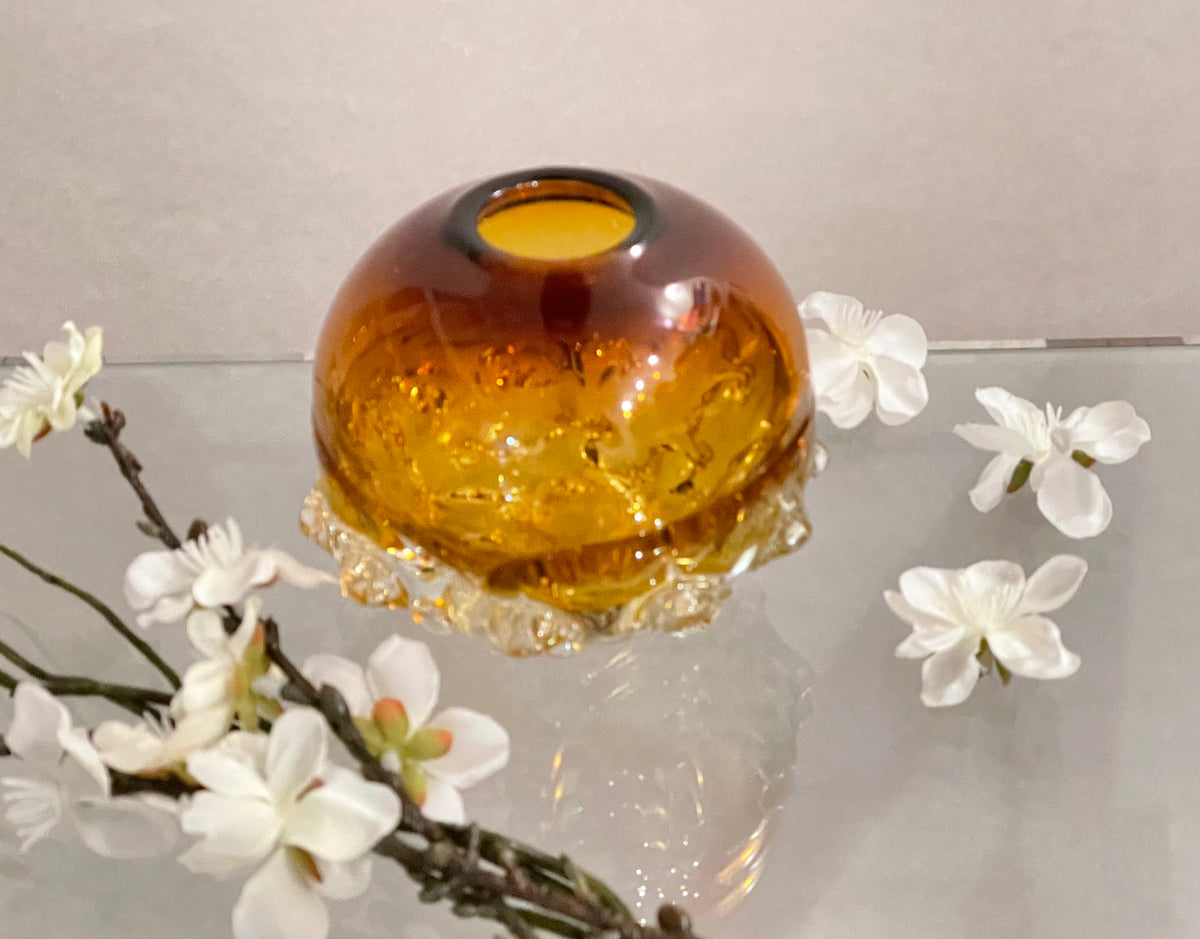 Brown Spikey Vase – taramarshglass